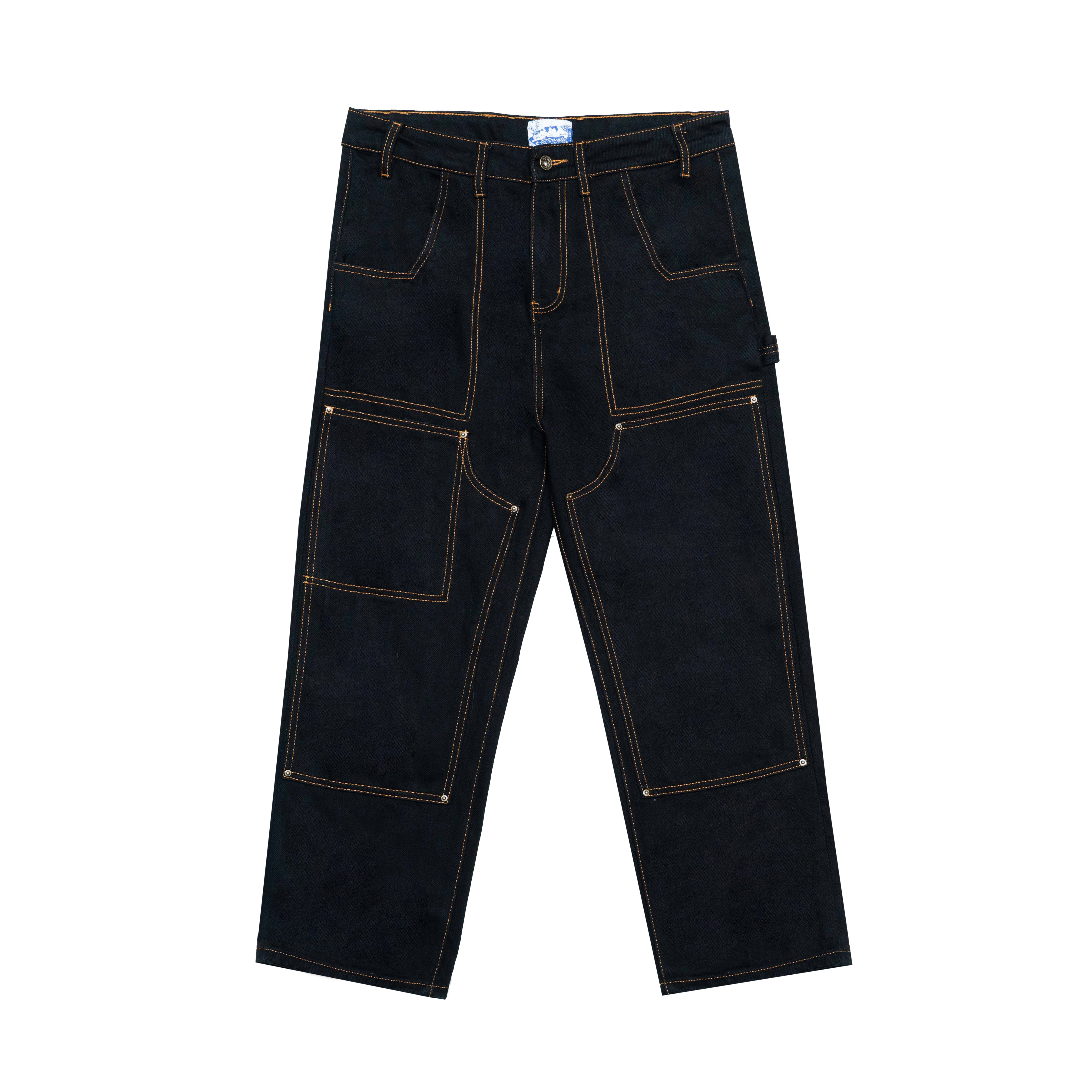 Double Stitch Carpenter - Black – Off The Mill