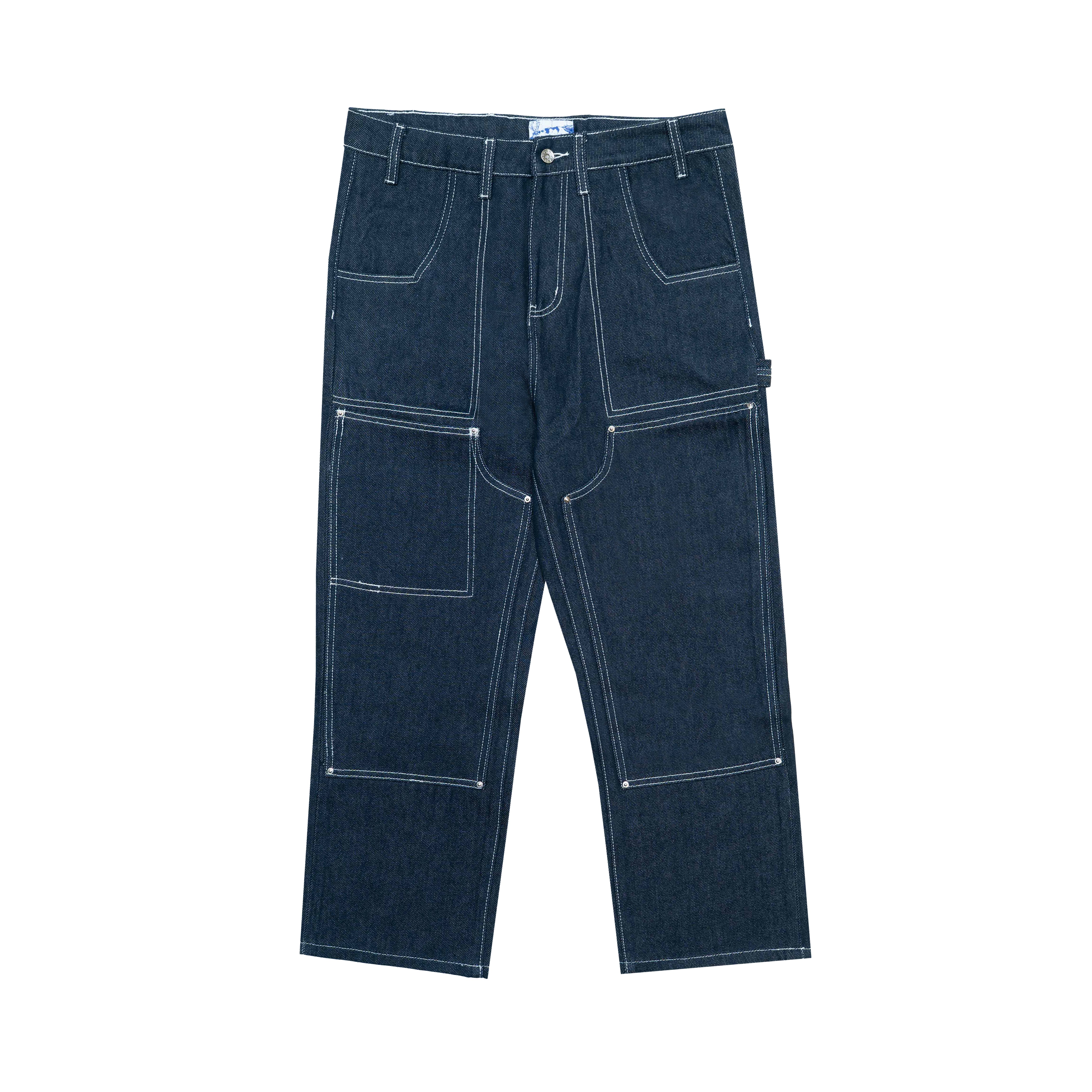 Double Stitch Carpenter - Blue – Off The Mill